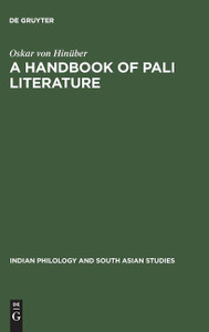 A Handbook of Pali Literature: Buy A Handbook of Pali Literature by ...