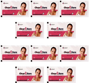 Clear & Sure Combo 10 Pregnancy Test Kit Price in India - Buy Clear ...