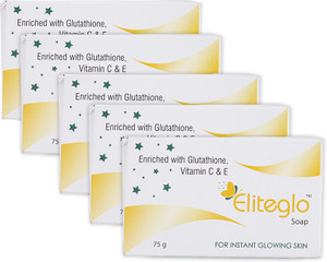 Eliteglo Soap For Glowing & Brightening Skin (Pack of 5) - Price in ...