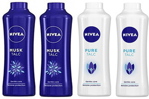 NIVEA PURE TALC 100 GM + MUSK TALC 100 GM - Price in India, Buy NIVEA ...