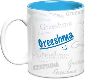 Do Yaar Greeshma Name Gift Ceramic Inside Blue Gifts For Birthday ...