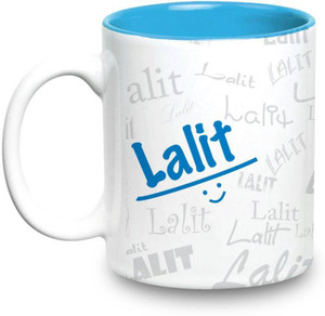 Do Yaar Lalit Name Gift Ceramic Inside Blue Gifts For Birthday Ceramic ...