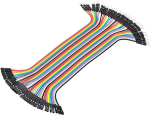 DIY MALE TO FEMALE JUMPER WIRE BUNDLE 20 CM (40PCS)(MULTICOLOR ...