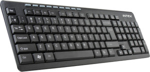 Intex Max Wired USB Standard Desktop Keyboard Compatible with Desktop ...
