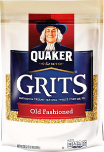 Quaker Grits Old Fashioned, White Corn Grits - 681g (24oz) Sachet Price ...
