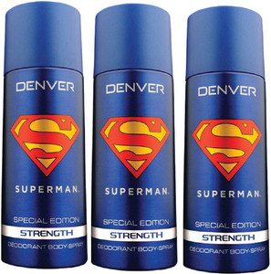 DENVER Superman Strength Deodorant Spray - For Men - Price in India ...
