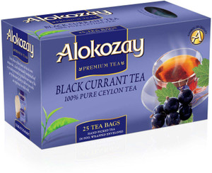 Alokozay Premium Tea, Black Currant Tea, 25 Tea Bags - 50g Blackcurrant ...