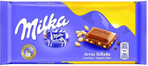 milka Arroz Inflado (Puffed Rice) Chocolate - 100g Bars Price in India ...