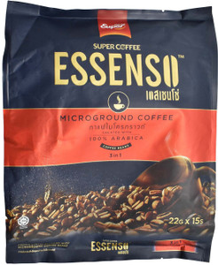 SUPER Coffee Essenso 3in1 Micrground Coffee Mix Powder - 330g (15x22g ...