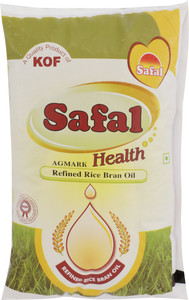 SAFAL Health Refined Rice Bran Oil Pouch Price in India - Buy SAFAL ...