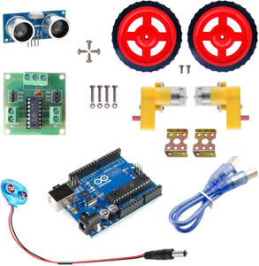 Kit4Curious Arduino Robot DIY Kit- Arduino UNO, Cable, Ultrasonic ...