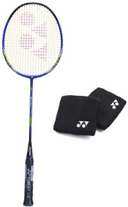 YONEX Combo of two - one 'Muscle power 700' Badminton racket + one pair ...