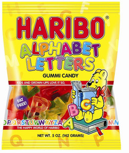 Haribo Alphabet Letters Gummi Candy - 142g (5oz) Price in India - Buy ...
