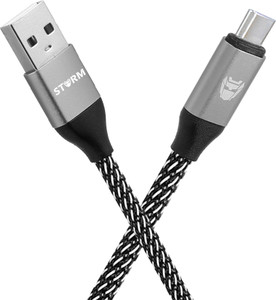 Storm USB Type C Cable 2 A 2 m Force Type C- 2 meter/6.5 feet 2.4 Amp ...
