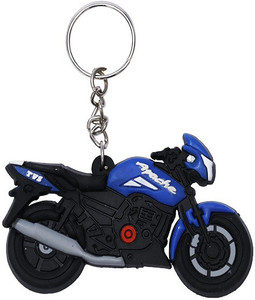 Golden Fox Blue Color Apache Bike Rubber Key chain Key Chain Price in ...