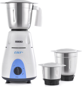 USHA MG-3772 Colt Plus 750 W Mixer Grinder (3 Jars, White, Blue) Price ...