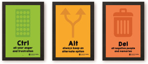 Wall Art- Motivational, Quotes Inspirational Combo Posters For Home And ...