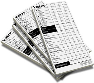 Brimtoy 4 X Bloc De Yam'S / Yatzy Party & Fun Board Game - 4 X Bloc De ...