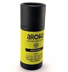 aroha Natural Deodorant - Citrus Punch Deodorant Roll-on - For Men ...