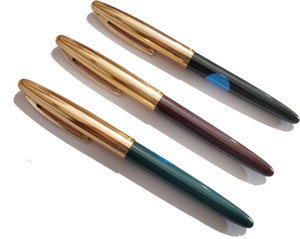 HERO Success Stationery Hero 329 Model Classic Gold Cap Black, Maroon ...