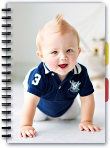 Posterskart Cute Baby Notebook A5 Ruled A5 Notebook Ruled 200 Pages ...