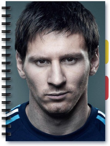 Posterskart Lionel Messi Notebook A5 Ruled A5 Notebook Ruled 200 Pages ...