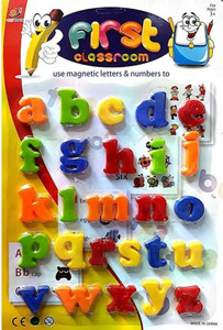 SHIVA1341 First Classroom Magnetic Letters & Numbers Toy for Kids ...