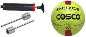 COSCO -Combo of Three- One 'DEUCE' throw ball (Size-5) + one ball pump ...
