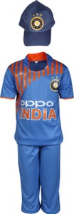 Raj Fancy Dresses Indian Cricket Kids Costume Wear Price in India - Buy ...