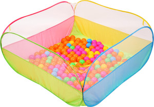 Playhood Ball Pool Play Tent House for Kids with 50 Colorful Ball ...