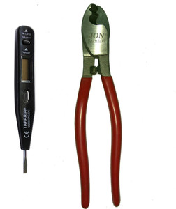 TAPARIA multipurpose digital line tester with lcd display and neon ...