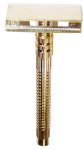 KONIT Pack Of 1 Double Edge Brass Shaving Razor With Designer Handle ...