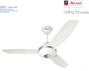 Relaxo Dash 1200 mm 3 Blade Ceiling Fan Price in India - Buy Relaxo ...