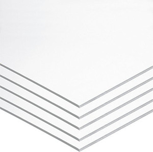 Generic Foam Board, White, 22" x 28", 5 Sheets - Foam Board, White, 22 ...
