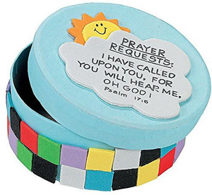 FUN EXPRESS Prayer Box Craft Kit 48/2989 Pack Of 12 - Prayer Box Craft ...
