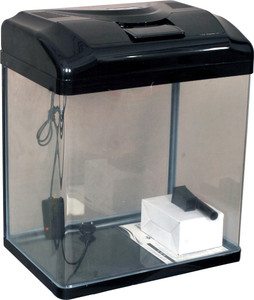 Aquapetzworld HX-380 Aquarium Fish Tank(Black)-30 L Rectangle Aquarium ...