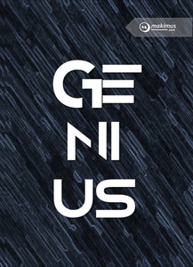 Genius Poster Motivational Quote Poster for students, college students ...