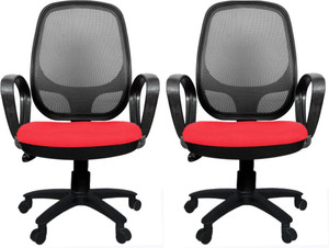 Rajpura 802 Medium Back Revolving Chair with push back mechanism with ...