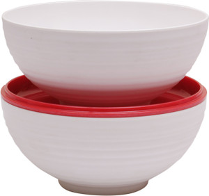 Servewell Melamine Soup Bowl Bowls and Platter Ping Pong Set, Stain ...