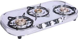 Knight Flame Stainless Steel Manual Gas Stove Price in India - Buy ...