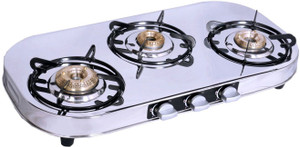 Knight Flame Stainless Steel Manual Gas Stove Price in India - Buy ...