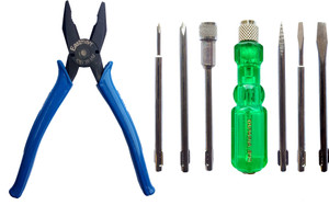 EASTMAN 8 inch cutting plier heavy duty and 840 6 pc screwdriver set ...