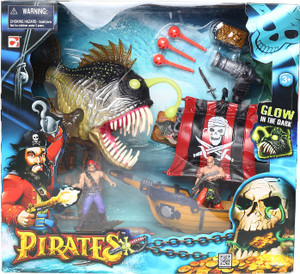 CM Pirates Black Devil Anglerfish Playset - Pirates Black Devil ...