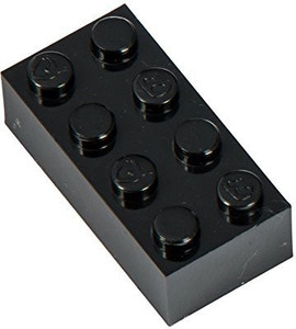 Q-Bricks 4 X 2-Stud Building Blocks Loose Pack (250-Piece, Black) - 4 X ...