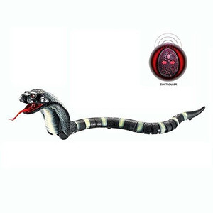 DesignerBox Realistic Rc Snake, 17" Upgraded Long Rechargeable Remote ...
