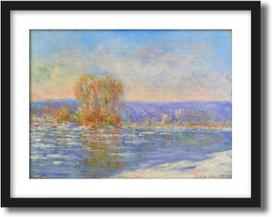 ArtCentral Floating Ice near Bennecourt, 1893 Painting By Claude Monet ...
