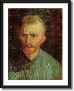 ArtCentral Self Portrait 04, 1887 Painting By Vincent Van Gogh (Without ...