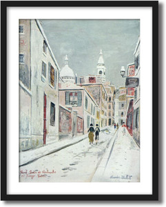 ArtCentral Sacre-Coeur de Montmartre and Passage Cottin, 1934 Painting ...