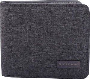 GIORDANO Men Casual Grey Genuine Leather Wallet Grey - Price in India ...
