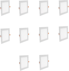 GALAXY 12 watt LED Square Slim Panel Light False Ceiling POP DownLight ...